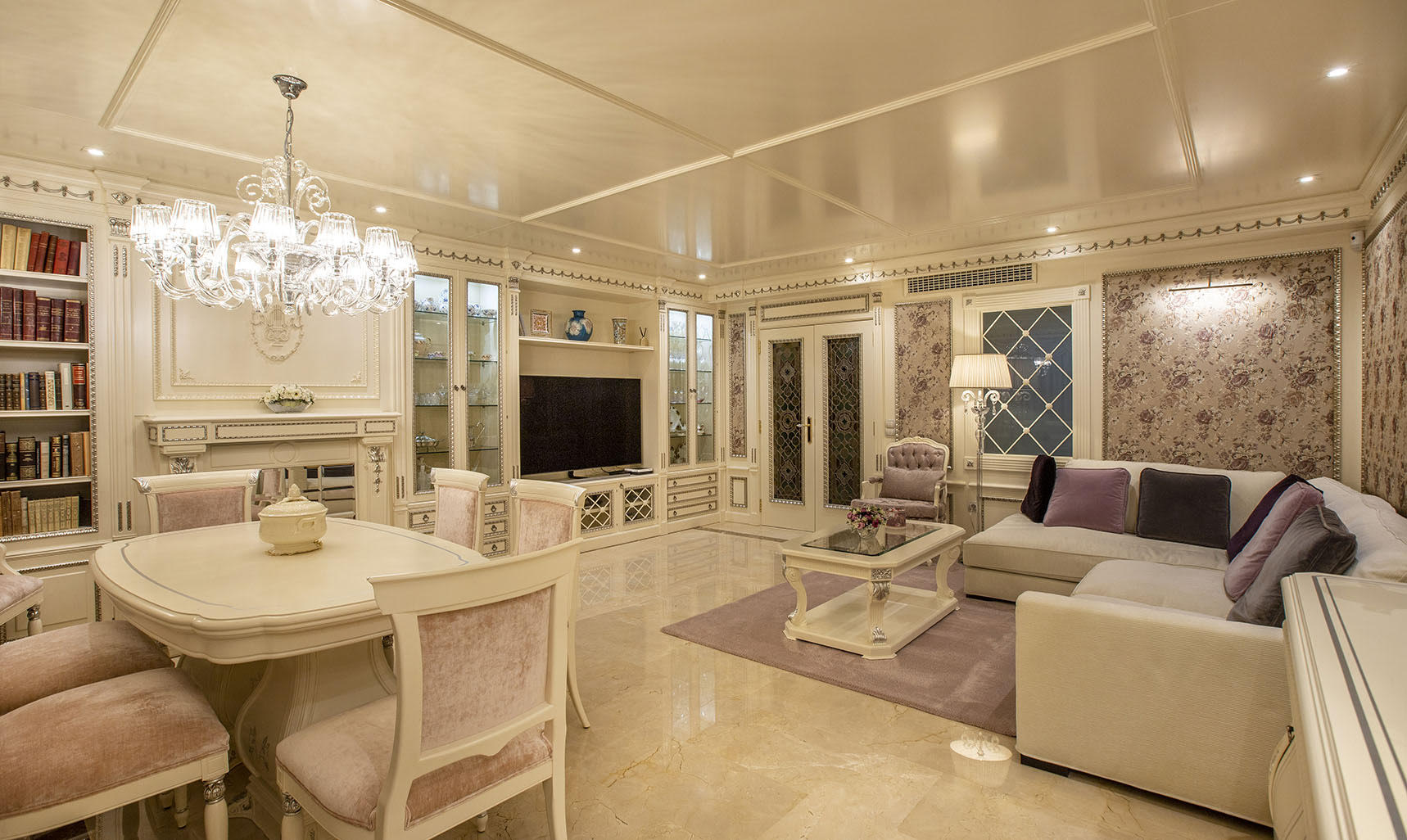 Renovación de un living space de lujo
